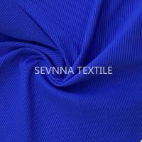 China High Stretch Recycled Ribbed Swimwear Fabric 100cm Width for sale