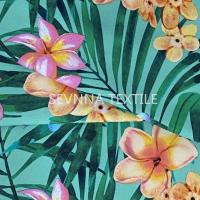 China Digital Printed Recycled Swimwear Fabric Sun Resistant Stretch Bikini Oeko Tex Standard for sale