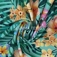China Digital Printed Recycled Swimwear Fabric Sun Resistant Stretch Bikini Oeko Tex Standard for sale