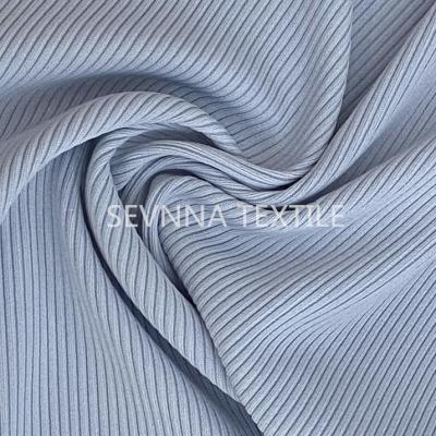 China Ethical Ribbed Recycled Swimwear Fabric High Colorfastness Bathing Suit for sale