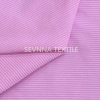 China pink Eco Ribbed Recycled Swimwear Fabric Sustainable Stretch Beachwear for sale