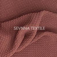 China Circular Knit Stretch Swimwear Fabric Recycled Polyester Textured Bikini Beach Wear for sale