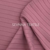China Eco Ribbed Spandex Lycra Recycled Swimwear Fabric 140cm Width for sale