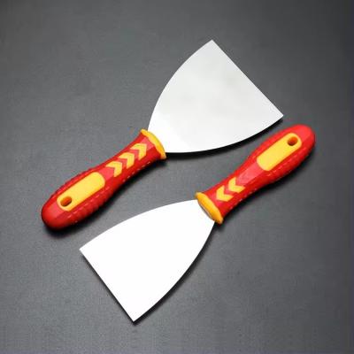 China 0.7 mm 1.0 mm Flexible Stainless Steel Blade Spatula Knife Carbon Steel mirror polished putty knives for sale