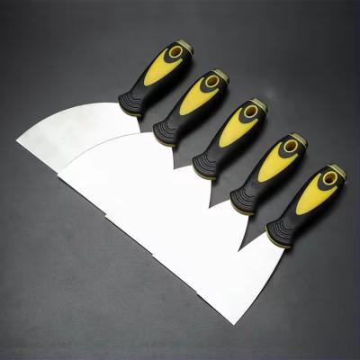 China Construction Tool Stainless Steel Scraper Cleaning Knife Shovel Putty Spatula with Hammer end for sale