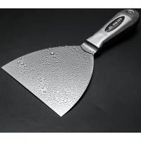 China Drywall Tools All Stainless Steel Joint Knife One-Piece Premium Polished Metal Putty Blade for sale