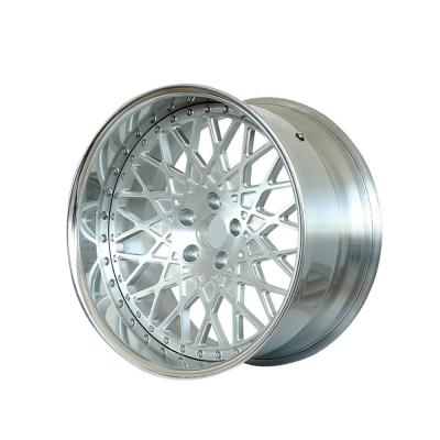 China two piece custom super deep lip polish 22 21 20 19 18 inch car metal alloy rep wheels for bmw m for sale