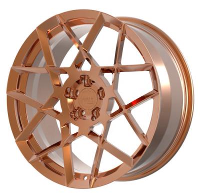 China full painting electroplating brass colour 16 17 18 19 20 21 22 23 24 20*9j 5*114.3mm forged wheel rim for sale