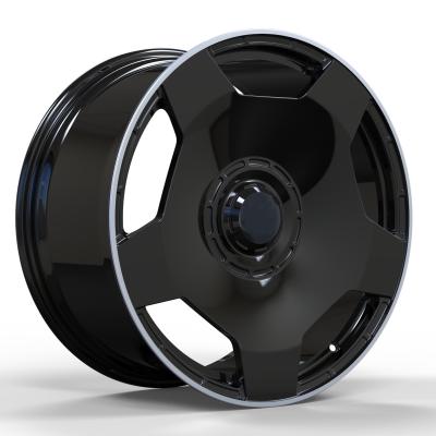 China Custom passenger car wheels 5x130 5x112 forged wheels 18~24 inch rims for benz Bentley for sale