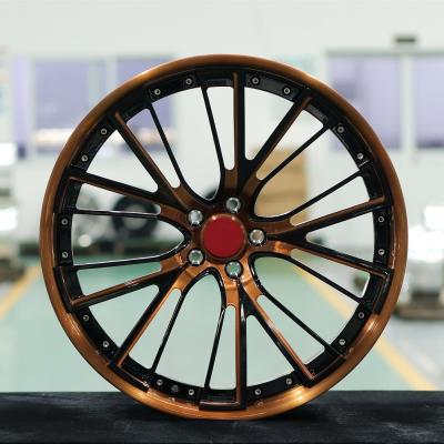 China High quality 2pc forged rim in 5x130 wheels. luxury brand style rims in 22/23 inch for sale