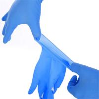 China Examination Disposable Medical Gloves , Nitrile Disposable Gloves For Hospital for sale