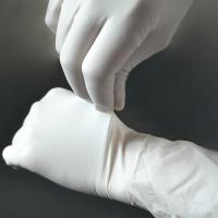China Powder Free Disposable Medical Gloves , Medical Rubber Gloves Fingertip Textured for sale