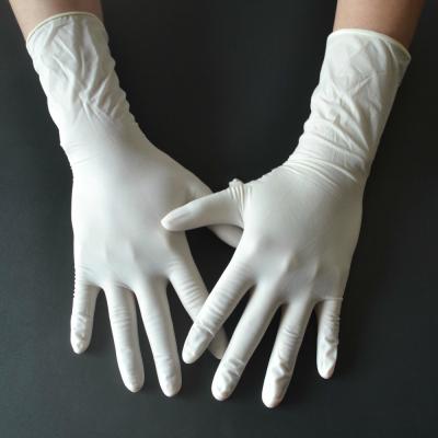 China Powder Free Disposable Medical Gloves , Medical Rubber Gloves Fingertip Textured for sale