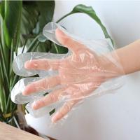 China Plastic Polythene PE Disposable Medical Gloves Food Safe Universal Size Eco Friendly for sale