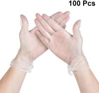 China Transparent Disposable Medical Gloves , Clear Disposable Gloves PVC Material for sale