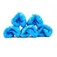 China PE CPE Plastic Disposable Shoe Covers Footwear Smooth Surface 39X15cm for sale