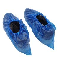 China Anti Slip Plastic  Disposable Shoe Covers , Non Woven Shoe Cover Waterproof for sale