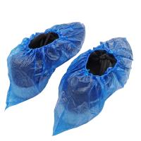 China Anti Slip Plastic  Disposable Shoe Covers , Non Woven Shoe Cover Waterproof for sale