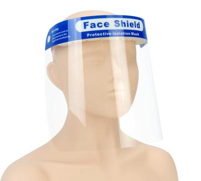 China Lightweight Clear Plastic Face Shield Direct Splash Protection Vented Foam Design for sale