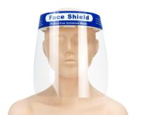 China Lightweight Clear Plastic Face Shield Direct Splash Protection Vented Foam Design for sale