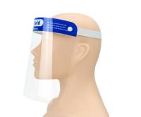 China Lightweight Clear Plastic Face Shield Direct Splash Protection Vented Foam Design for sale