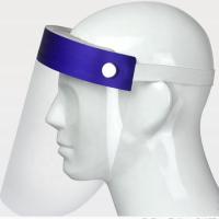 China Polycarbonate Clear Plastic Face Shield , Safety Face Shield Chemical Resistant for sale