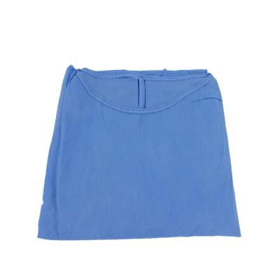 China Non Woven Polypropylene  Disposable Medical Gowns CE FDA Approval With Knit Cuff for sale