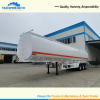 China 3 Axle 60000 Liter Fuel Tanker Semi Trailer for Light Fuel Oil Transportation for sale
