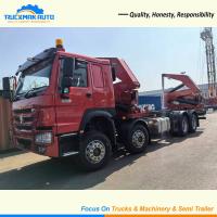 China Durable 8X4 400HP SINOTRUK HOWO Container Side Loader Truck For Guyana for sale