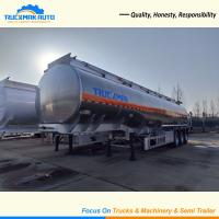 China 3 Axle 45000 Liters Aluminum Alloy Fuel Tanker Semi Trailer for South Africa for sale