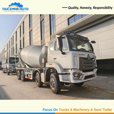 China HOWO NX 8x4 12 CBM Cement Tanker Truck 371HP for Construction for sale