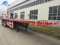 China Truckman 3 Axle 40ft Container Semi Trailer 12300x2500x1520mm 40-60 Ton Capacity for sale
