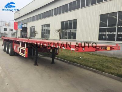 China Truckman 3 Axle 40ft Container Semi Trailer 12300x2500x1520mm 40-60 Ton Capacity for sale