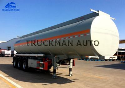 China 3 Axles 40-50 Cbm Oil Tank Trailer Carbon Steel or Aluminum Fuel Semi Trailer for sale
