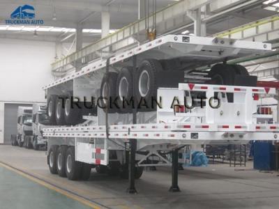 China Heavy Duty Container Trailer 12pcs Lock 500mm Main Beam Q345 Steel Chassis 3x13T Axles for sale