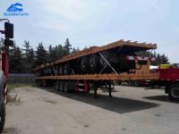 China Quickly Loaded Unloaded Container Semi Trailer 2 Axles 3 Axles 40-50 Tons for sale