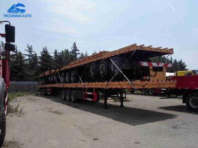China Quickly Loaded Unloaded Container Semi Trailer 2 Axles 3 Axles 40-50 Tons for sale