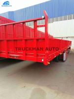 China Truckman 3 Axles 50 Tons Side Wall Semi Trailer Q345 Steel 500mm Main Beam for Bulk Cargo Transport for sale