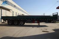 China Side Wall Semi Tractor Trailer , Custom Semi Trailers Overall 12500x2500x1500mm for sale