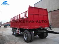 China 3 Axles Full Trailer Truck  60 Tons Loading For Container And Bulk Goods for sale