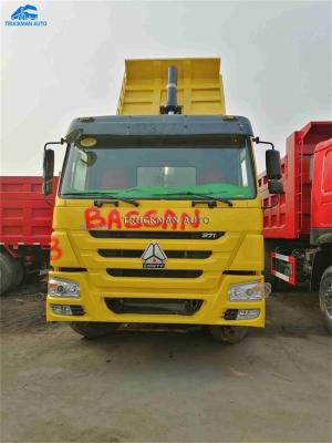 China Used Howo Dump Truck 25 Tons 74790km 375HP EURO III Manual Gearbox for sale
