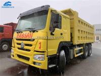 China Sinotruk Howo Used 6x4 10 Wheeler Dump Truck 375HP 18m3 New Cargo Box for sale