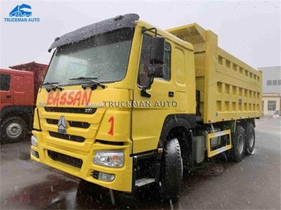 China Sinotruk Howo Used 6x4 10 Wheeler Dump Truck 375HP 18m3 New Cargo Box for sale