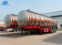 China Truckman 40 Cbm Aluminum Fuel Tank Semi Trailer Three Axles Oil Tanker for sale