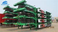 China Skeleton Container Semi Trailer 12500x2500x1650mm 40 Ton Payload Transport 20ft 40ft for sale