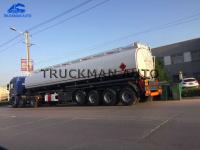 China 50m³ 4 Axles Oil Tank Trailer 3-7 Compartments Q345 Steel China Manufacturer for sale