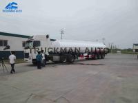 China 50000 Liter 50m3 Fuel Tank Semi Trailer 3-8 Compartments Q345 Carbon or Aluminum for sale