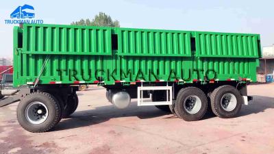 China Heavy Duty Cargo Container Trailer , Full Size Tractor Trailer With Container Lock for sale