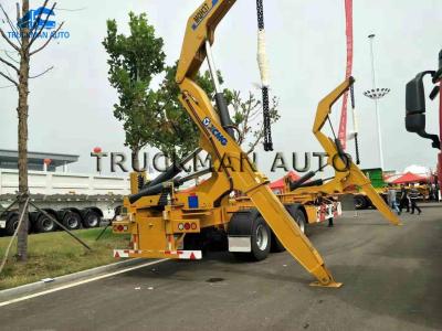 China 37 Ton Container Side Loader Trailer Q345 High Tensile Mn Steel 20ft 40ft for sale