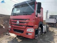 China Sinotruck Howo Second Hand Tractor Truck 87450km 375HP Euro III 50 Ton Capacity for sale